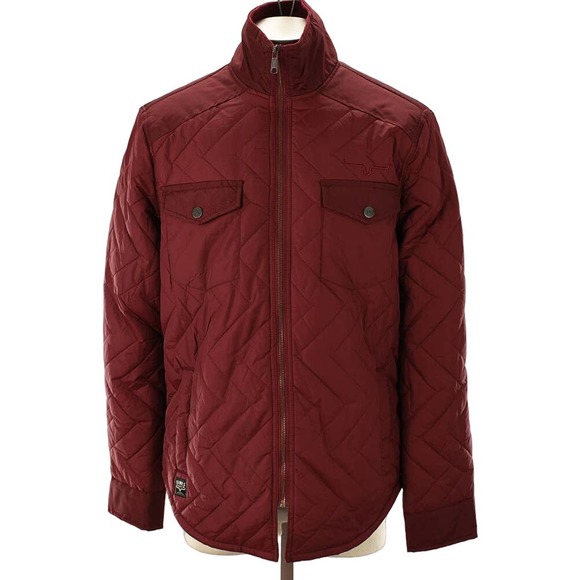 Kimes Ranch | Jackets & Coats | Kimes Ranch Burgundy Skink Quilted Full ...